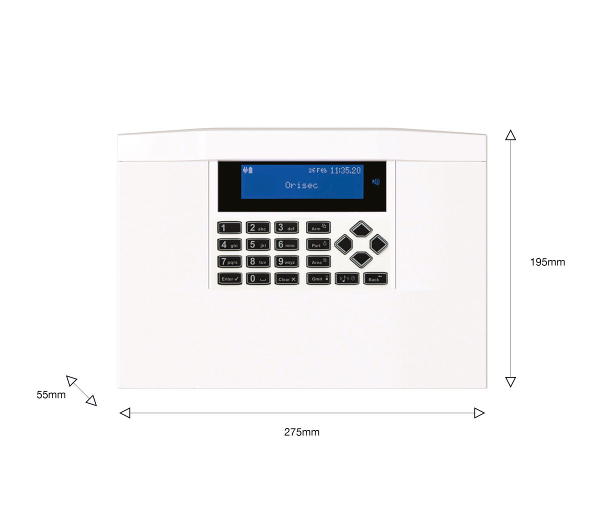 Control Panel Dimensions Orisec Ltd Professional Security Equipment control-panel-dimensions-orisec-ltd-professional-security-equipment